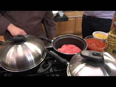 CooksEssentials Nonstick 10-piece Turbo Cookware Set with Alberti Popaj