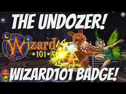 THE UNDOZER! Wizard101 Badge!