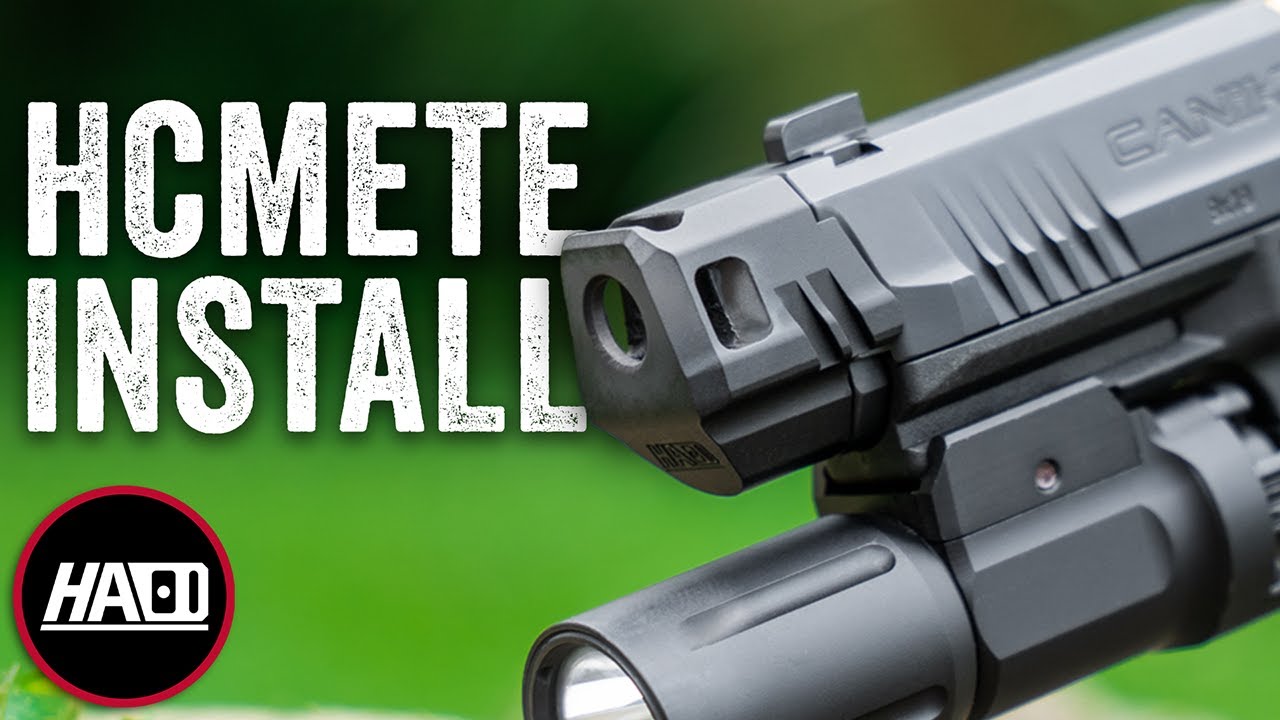 How to Install your HCMETE Compensator for  the Canik Mete SF