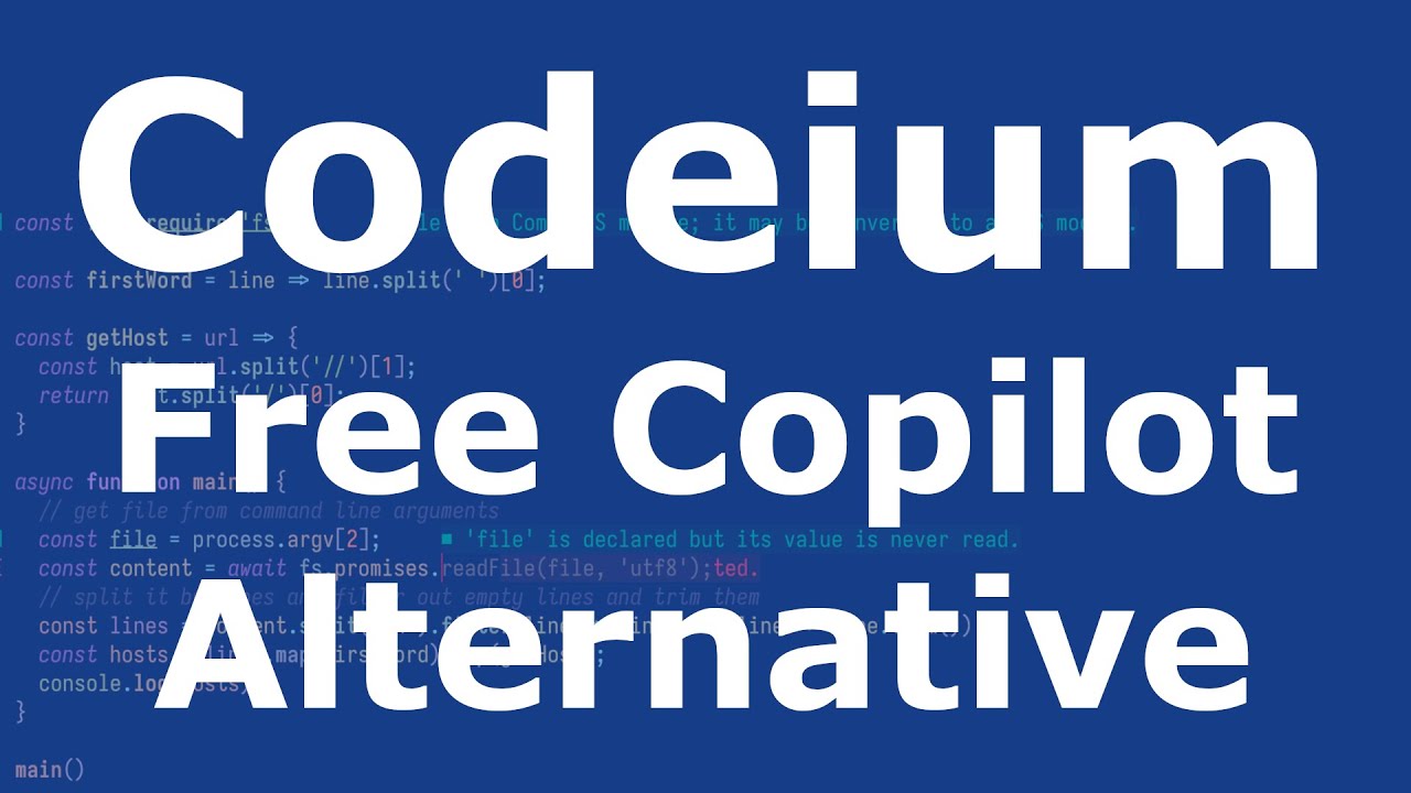 Codeium: Free Copilot Alternative