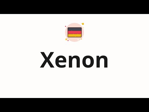How to pronounce Xenon