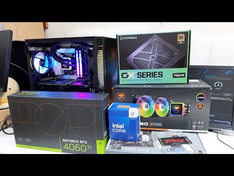 How to Build a Powerful Gaming PC with RTX 4060 Ti & i7 14th Gen | How to Build a Powerful Gaming