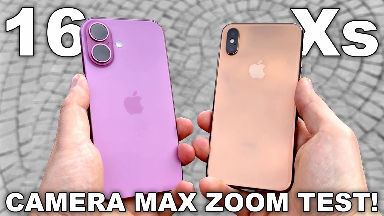 iPhone 16 vs iPhone Xs - Camera Test! Zoom Comparison!