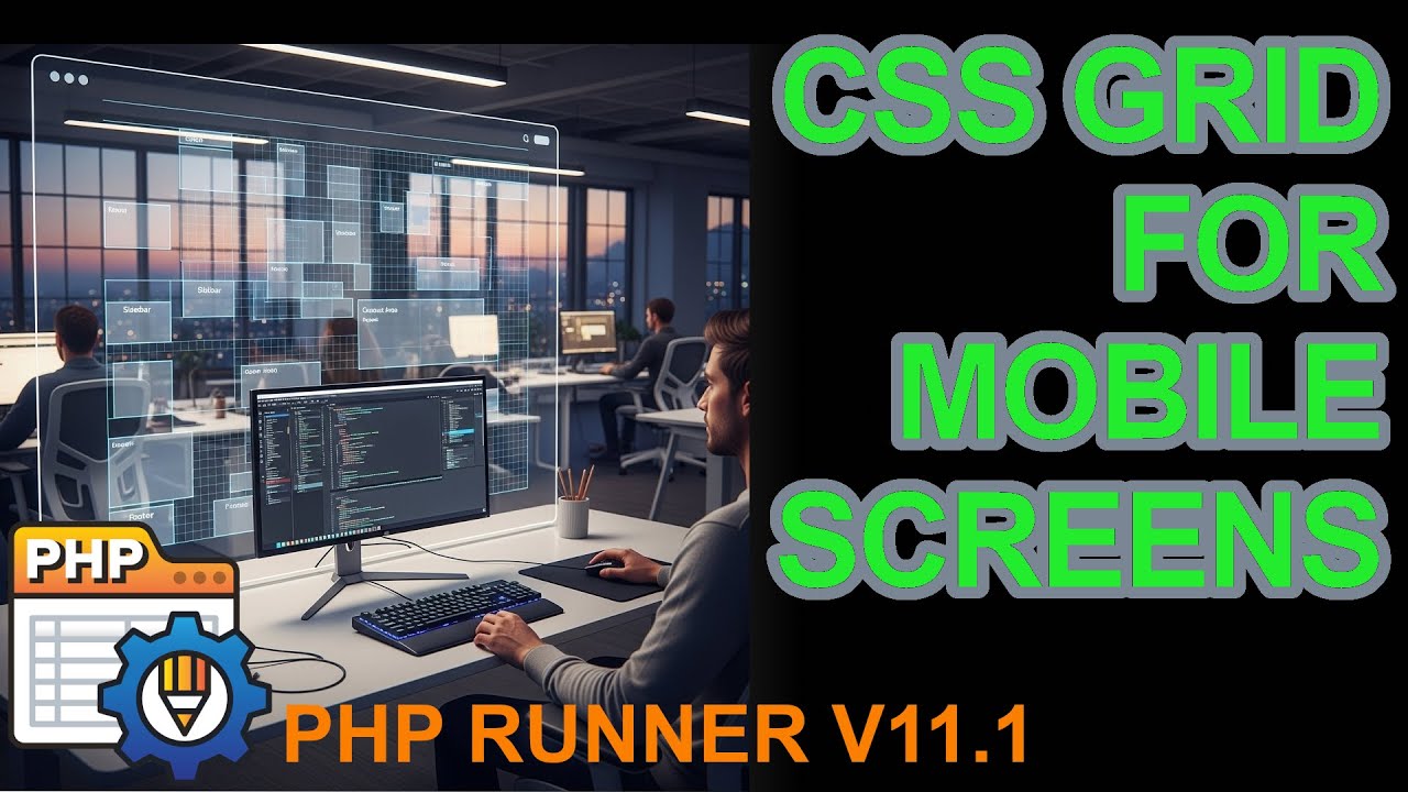 USING CSS GRID FOR MOBILE SCREENS | A COMPLETE WALKTHROUGH | XLINESOFT | DEV CLUB | PHP RUNNER V11.1
