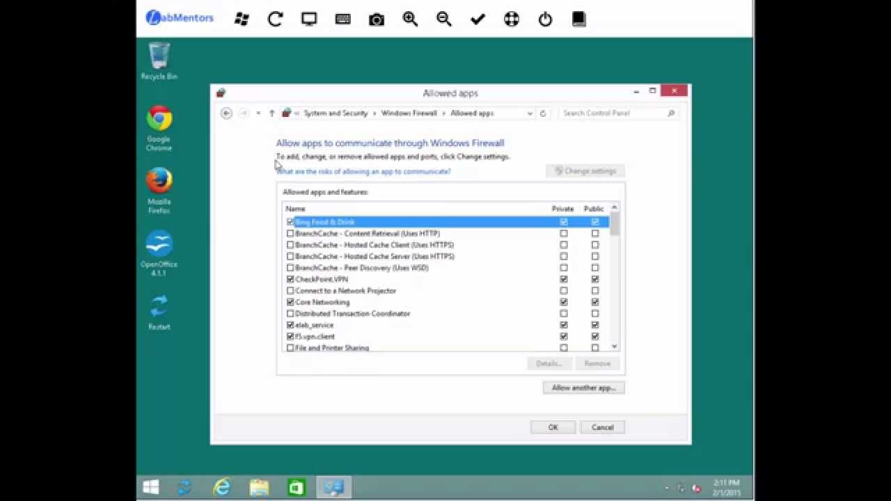 Security+5e Lab7-1: Configuring Windows Firewall