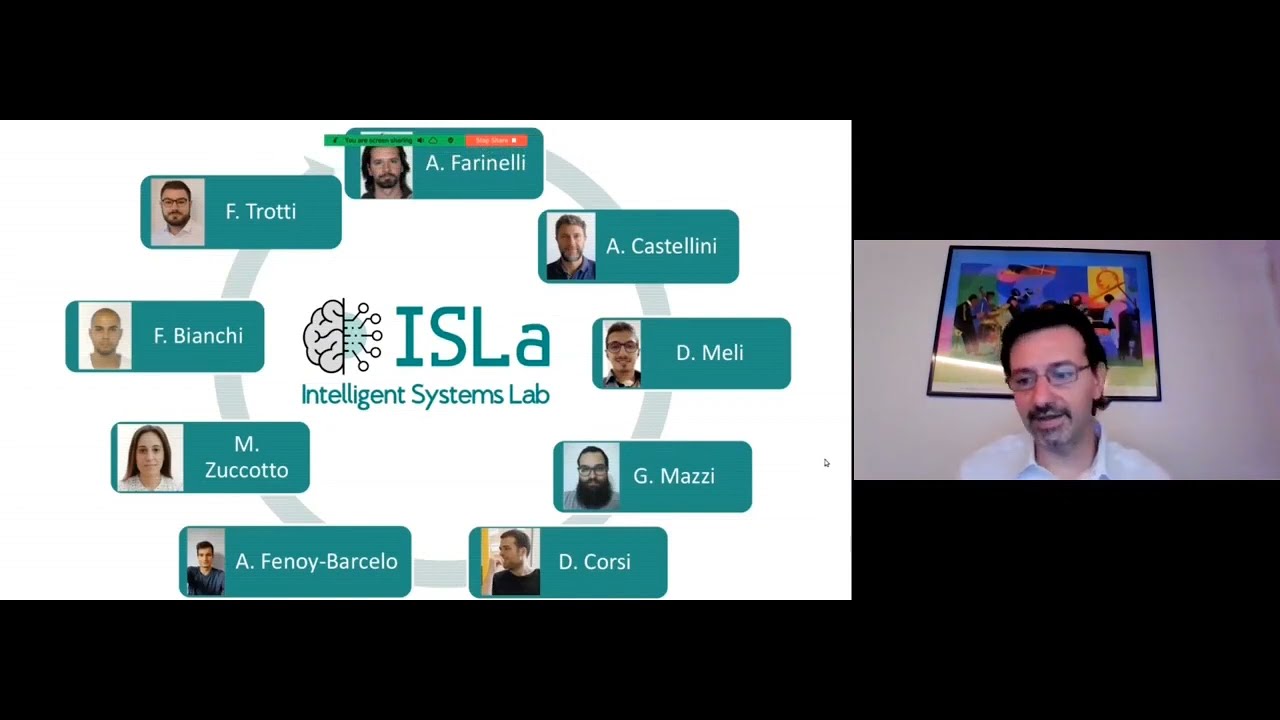 8) Intelligent Systems Lab (ISLa) - Prof. Alessandro Farinelli