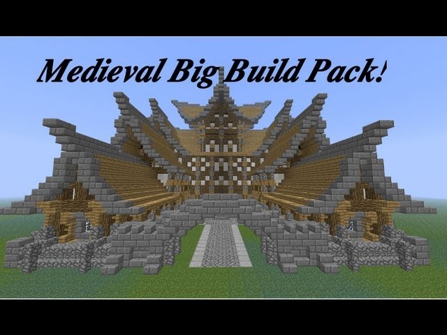 Medieval RPG/Server Big Build Structure Pack Minecraft Map