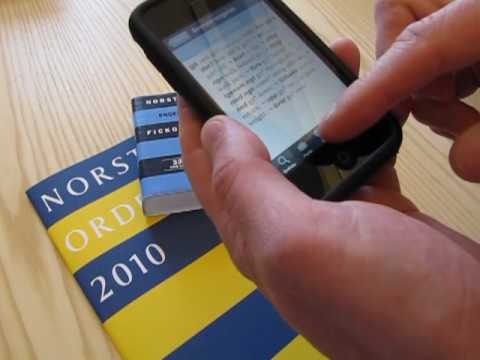 Norstedts engelska fickordbok som app i iPhone