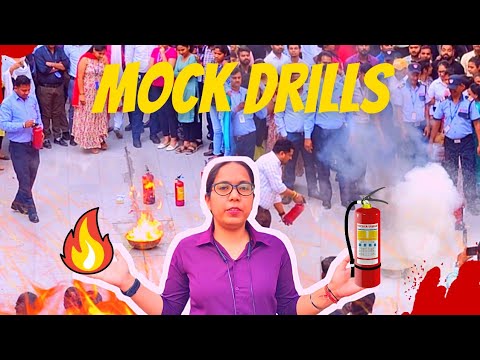 Training Mock Drills In Office 🔥🔥🦺🔉| आग बुझाने के विभिन्न तरीके ?? | Nick Mehra vlog | Vol #14