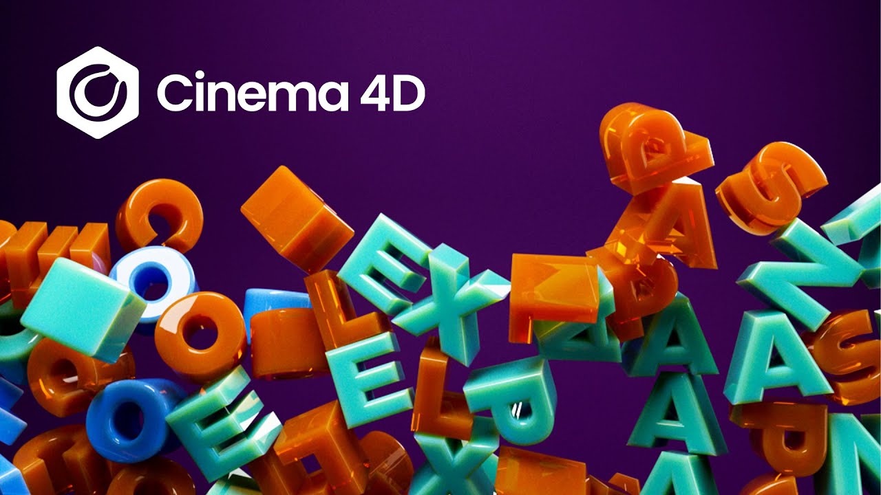 Cinema 4D 3D Text Animation | Dynamics Simulation from Scratch