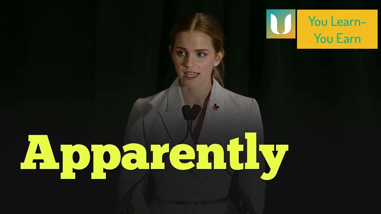 EMMA WATSON- Gender Equality - English Subtitles/Listening Skills