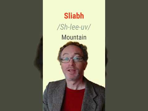 How to say Mountain in Irish. #bitesizeirish