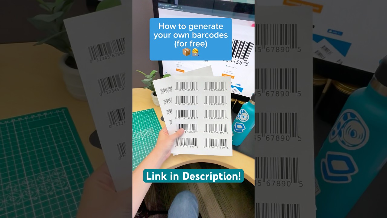 How to Make Barcodes for Products (free barcode generator) 📦✅
