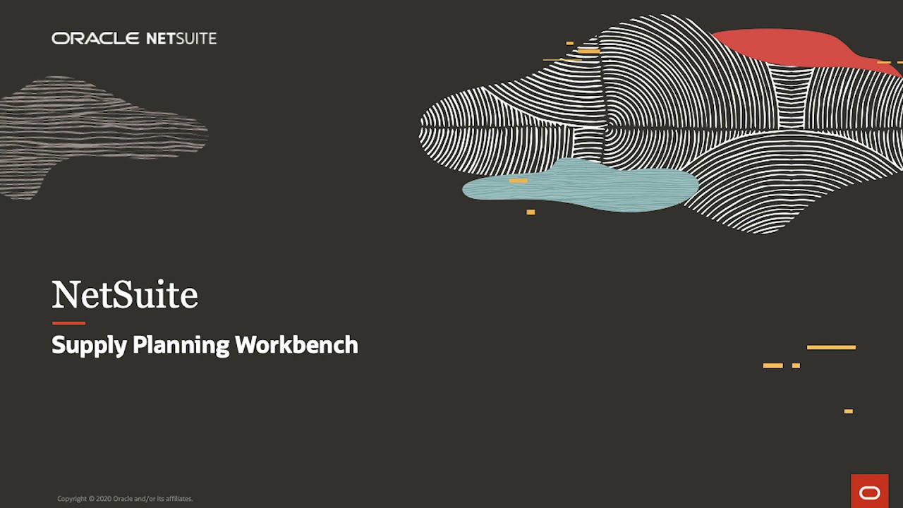 NetSuite Supply Planning Workbench