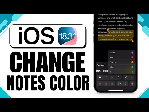 How to Change Text Color in Notes on iPhone (2025)