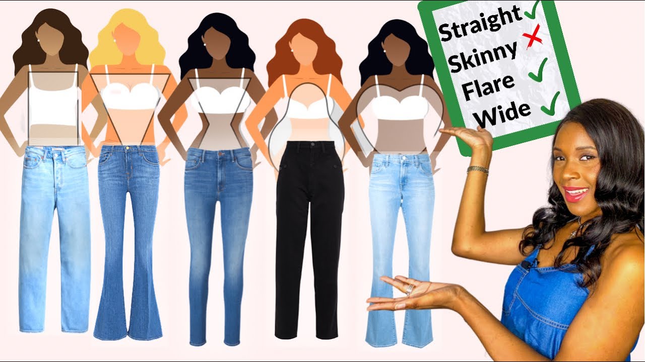 Lists of BEST Jeans for your Body Type. Look and Feel Great Everyday.