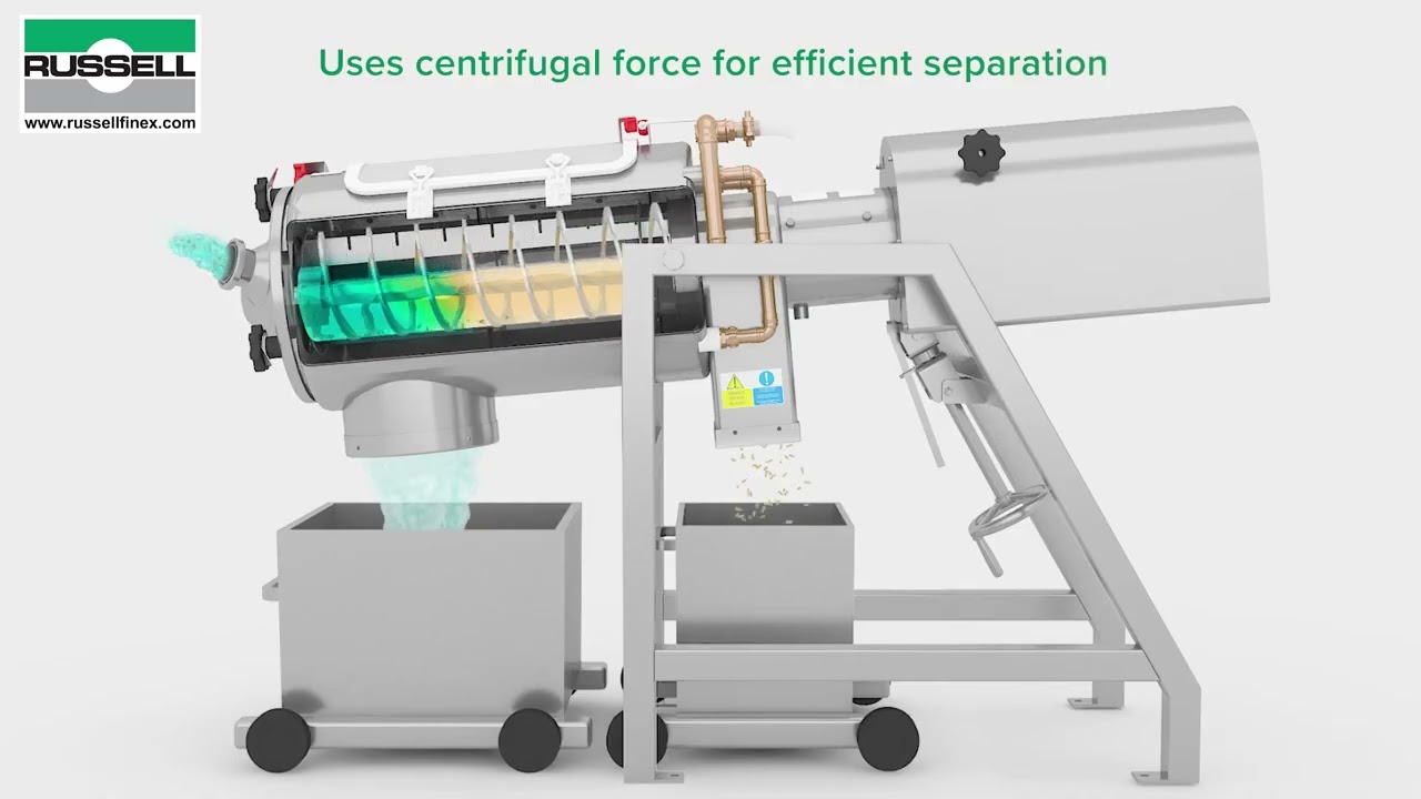 Russell Liquid Solid Separator™: Centrifugal Liquid-Solid Separation | Advanced Packaging Systems NZ