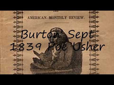 How to pronounce Burton' Sept 1839 Poe Usher in English?