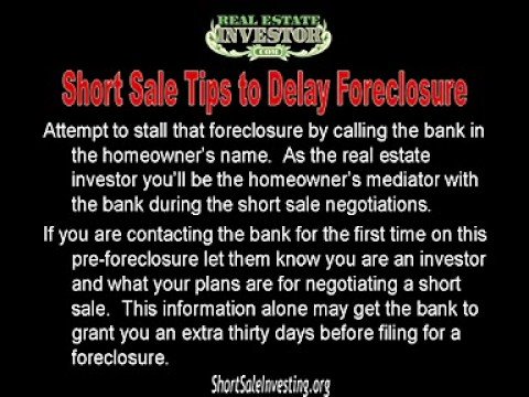 Tips to Delay Sheriff Sales and Auctions