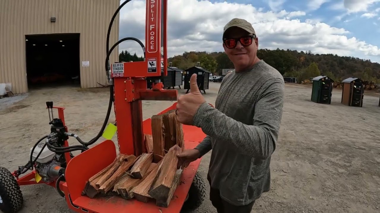 Don't Overlook These VERTICAL SPLITTERS from @splitforce_woodsplitter