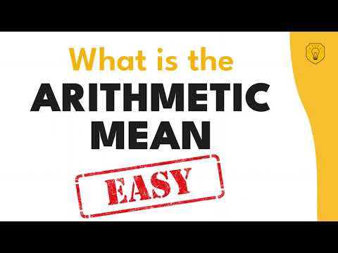 😊 What is the arithmetic mean (central tendency measure) - Research is easy