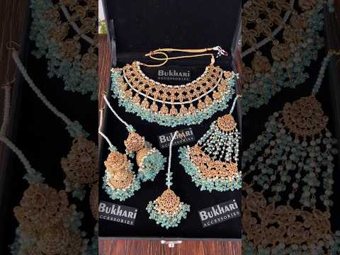 Gorgeous MEHENDI SET | BUKHARI ACCESSORIES | JEWELLERY #jewellery #gold #mehendi #traditional #potd