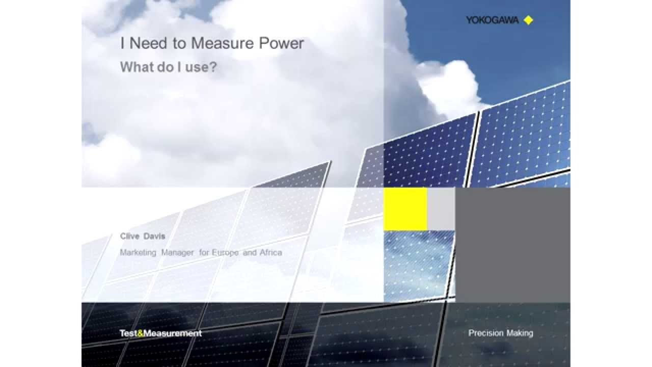 Choosing the Right Instrument for Electrical Power and Efficiency Measurements