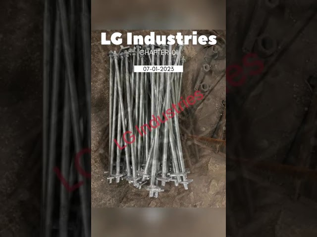 Pipe Foundation Bolts - High Tensile Steel Welded Plate Foundation Bolt ...