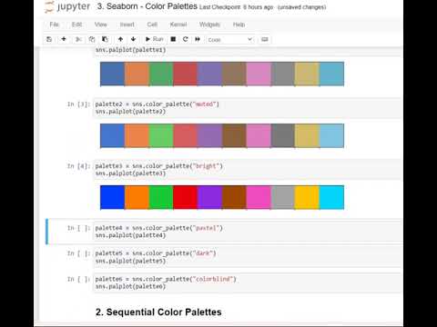 3. Seaborn - Color Palettes