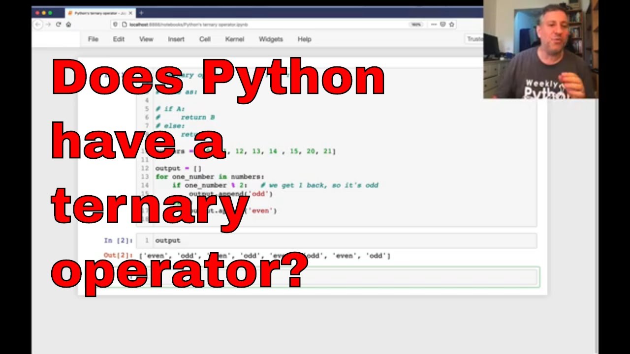 Does Python have a ternary (?:) operator? Conditional expressions in Python, and when to use them