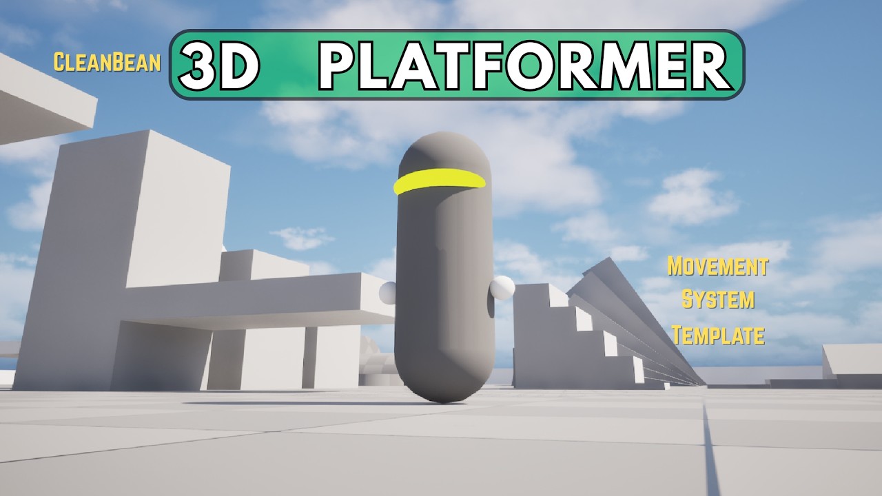 CleanBean - 3D Platformer Demonstration Video