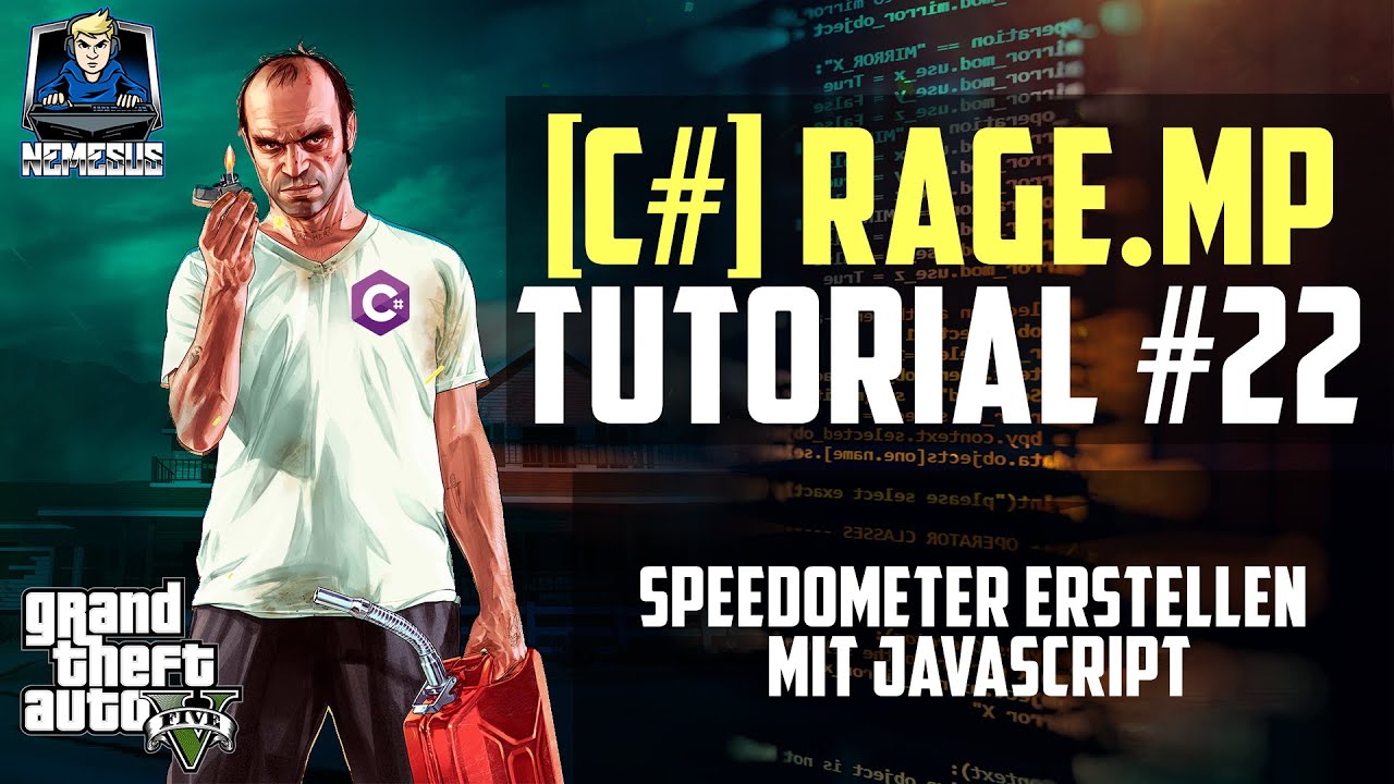 RageMP Scripting Tutorial #22 - Speedometer erstellen mit Javascript [C#] [Deutsch]