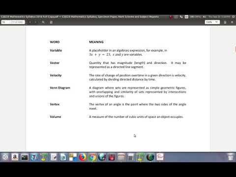 Definition of Terms - Translate to Volume