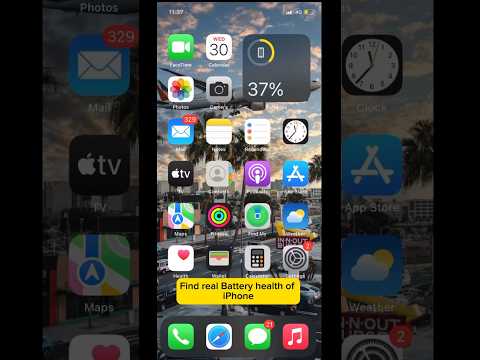 Find real iPhone battery health with this shortcut!π #apple
