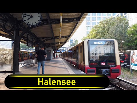 S-Bahn Station Halensee - Berlin 🇩🇪 - Walkthrough 🚶