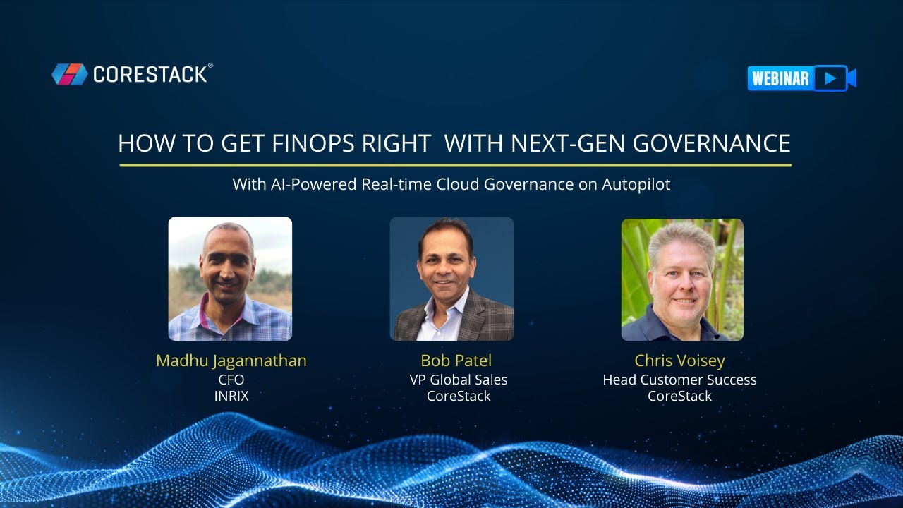 How to get FinOps Right with NextGen Cloud Governance | CoreStack