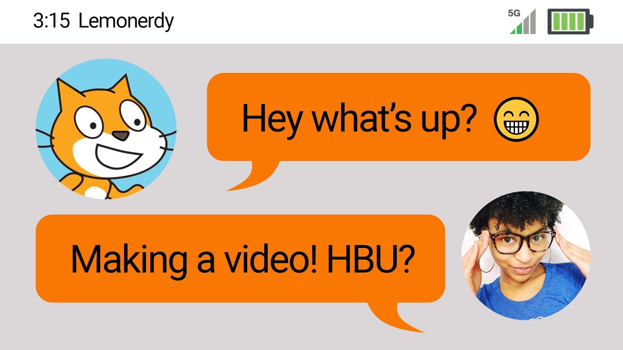 Beginner Tutorial - How to Make a Chatbot in Scratch | LEMONERDY