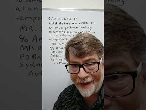 Do You Know What the Abbreviation C/O stands for? English Abbreviation Tutor Nick P