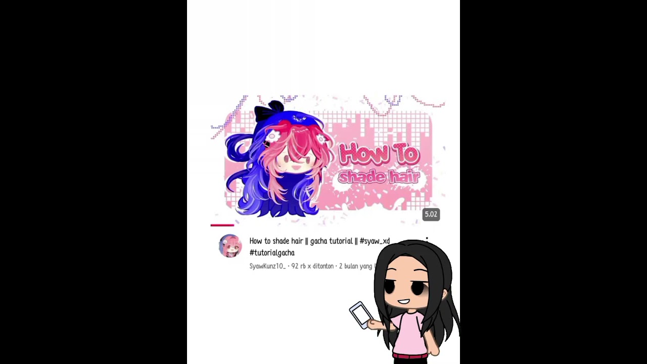 [I'm back ✨] Shading tutorial Test :) 💞 [I love the ending 🎀💞] #gacha#shadingtutorial#capcut#foryou