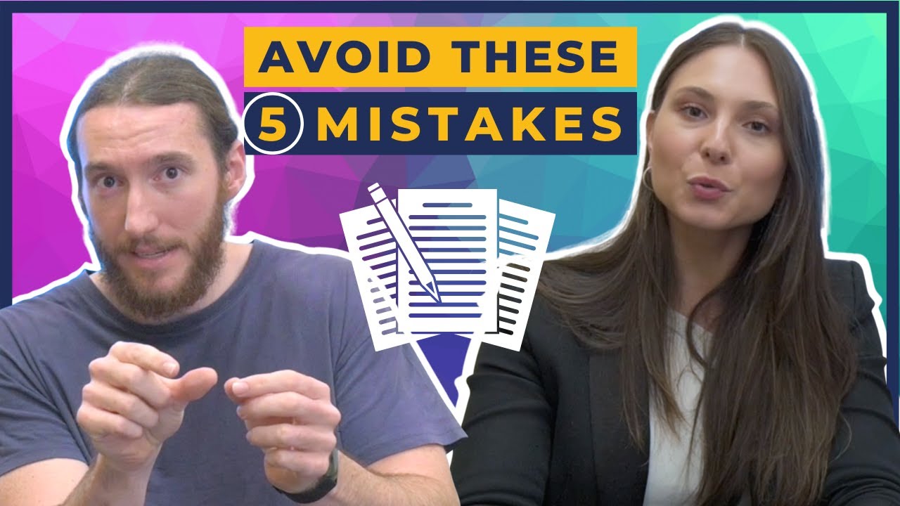 The Five Most Common MISTAKES in Essay Writing