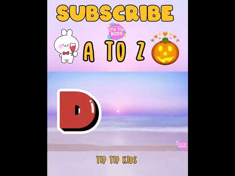 ABC's | A for Armadillo | words from Alphabet letters | english alphabet | abcd | #tiptipkids