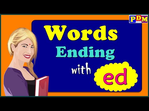 Words Ending with "ed" | Suffix | Word Family -ed | family words ed / suffix ed / suffix and prefix
