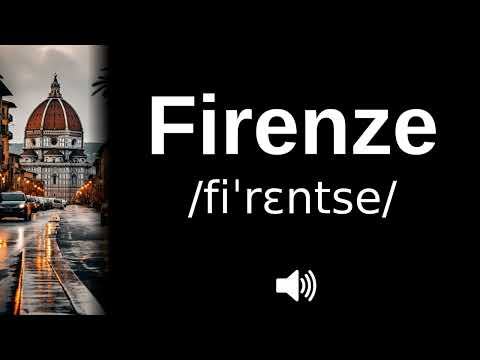 🇮🇹 How to pronounce Firenze (CORRECTLY!)