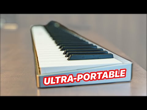 This Ultra-Portable Piano Keyboard is Great for Travel & Beginners