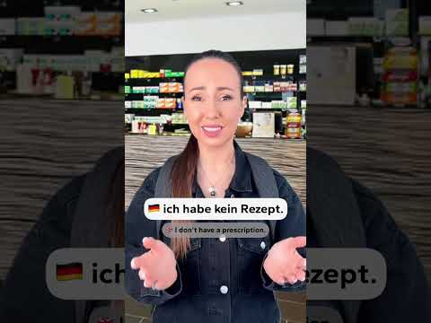 DEUTSCH🇩🇪 in der APOTHEKE (Deutsch lernen | Learn German | Basic German |German vocabulary) #Shorts