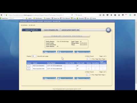 Henry County Court Docket Online by Chris Menard