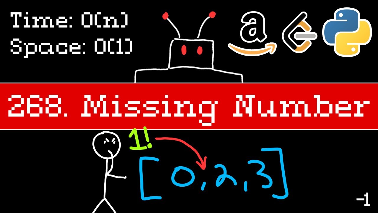 Missing Number - Leetcode 268 - Blind 75 Explained - Binary - Python