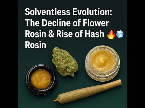Solventless Evolution: The Decline of Flower Rosin & Rise of Hash Rosin 🔥🧊