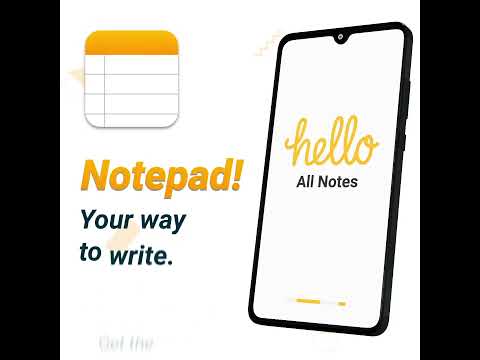 Notepad App Write Notes