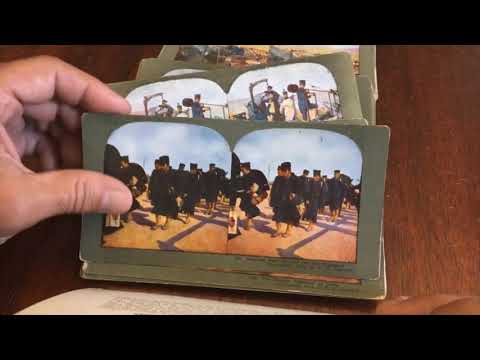 Russo-Japanese War 1905 Siege of Port Arthur boxed set 100 color stereoviews